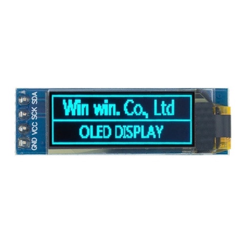 Display Oled 0.91 128x32 I2c Iic Azul Arduino 0,91 | Shopee Brasil