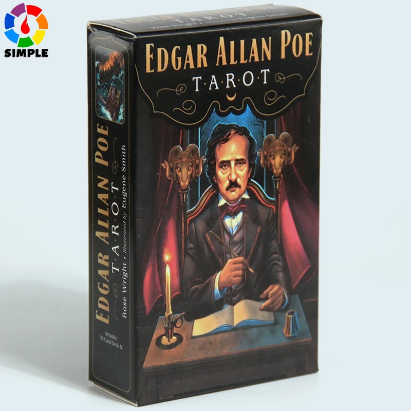 Edgar Allan Poe Fortune Telling Divination Tarot Card | Shopee Brasil