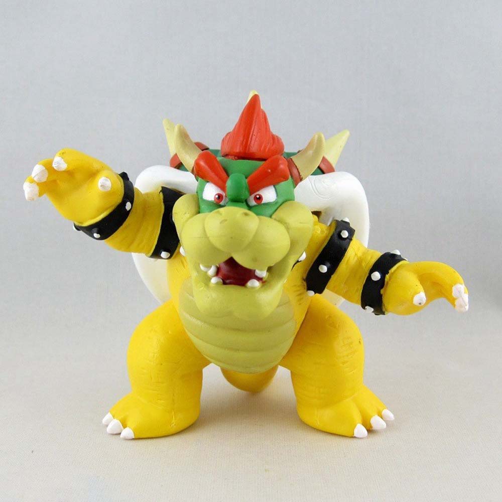 New Super Mario Bros. Collectible Toy Bowser Koopa Plastic PVC Figure ...