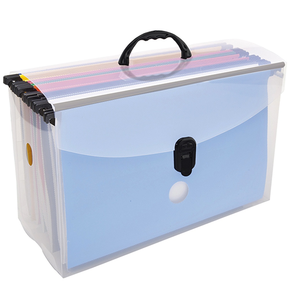 Organizador De Documentos Dello Pasta Maleta Arquivo Com 10 Pastas ...