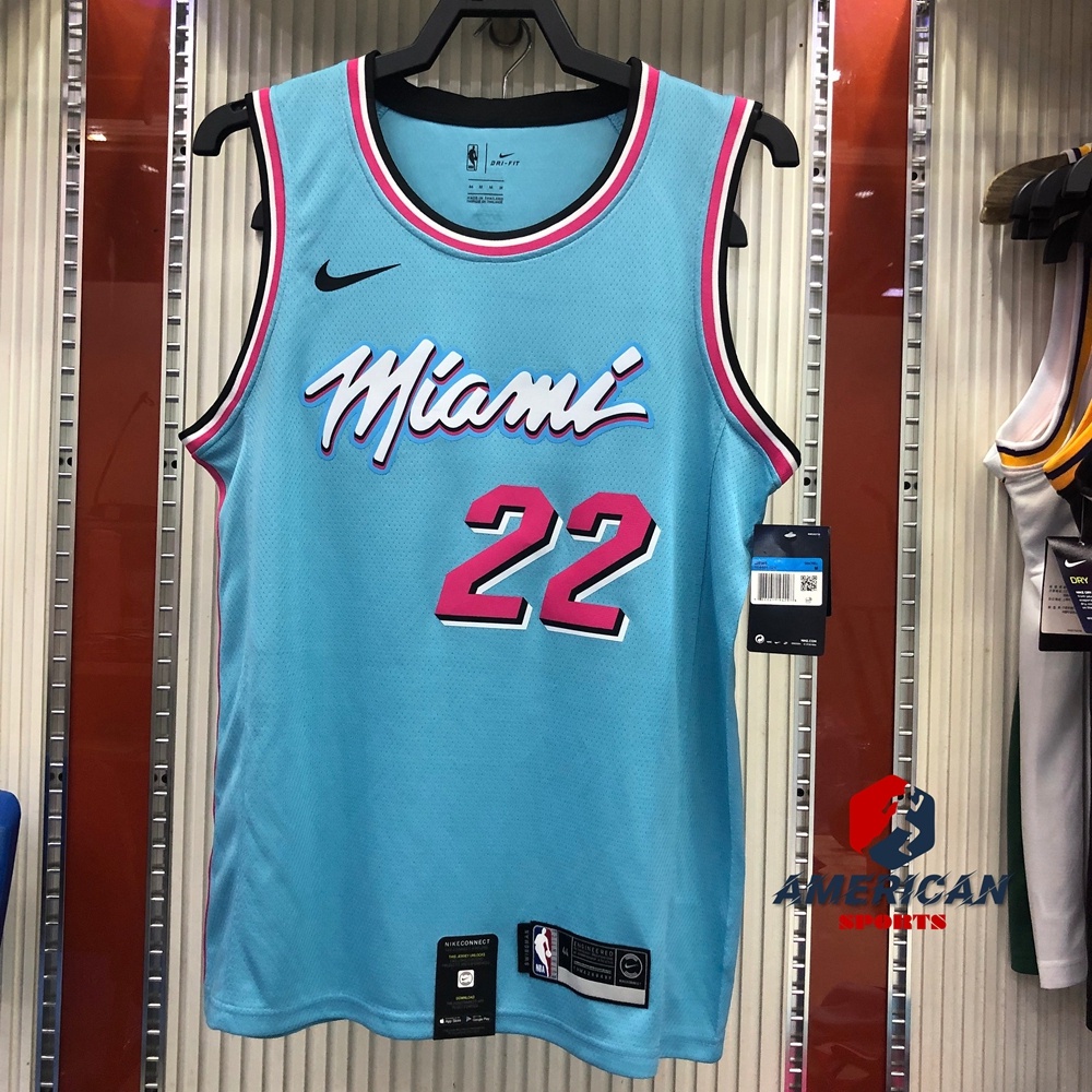 Camisa masculina Miami Heat Jimmy Butler 2020NBA Basketball Jersey ...
