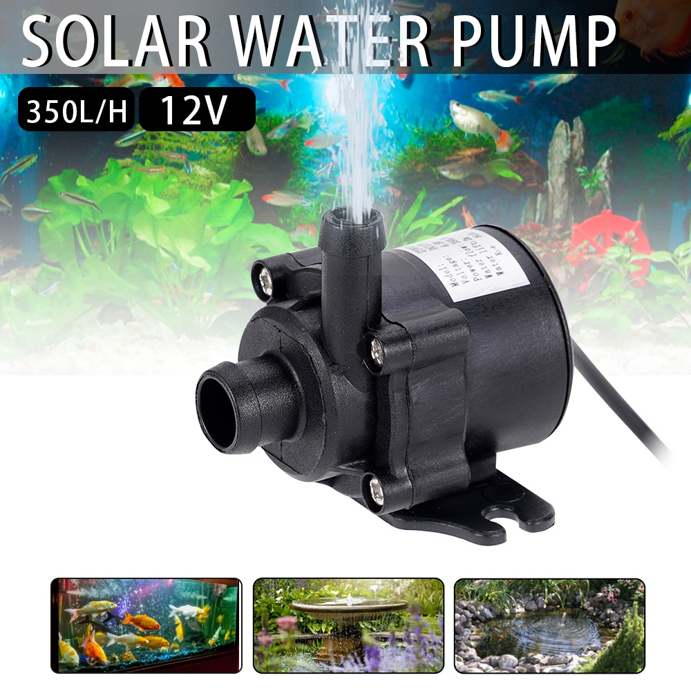 Mini Bomba De Água Com Motor Sem Escovas Ultra-Silenciosa 12V 800L/H ...