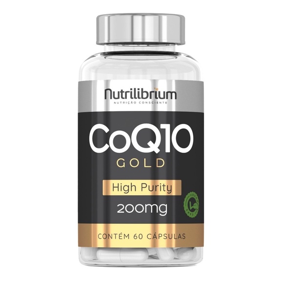 Coenzima Q10 Ubiquinona 60 Cápsulas COQ10 Gold Nutrilibrium | Shopee Brasil