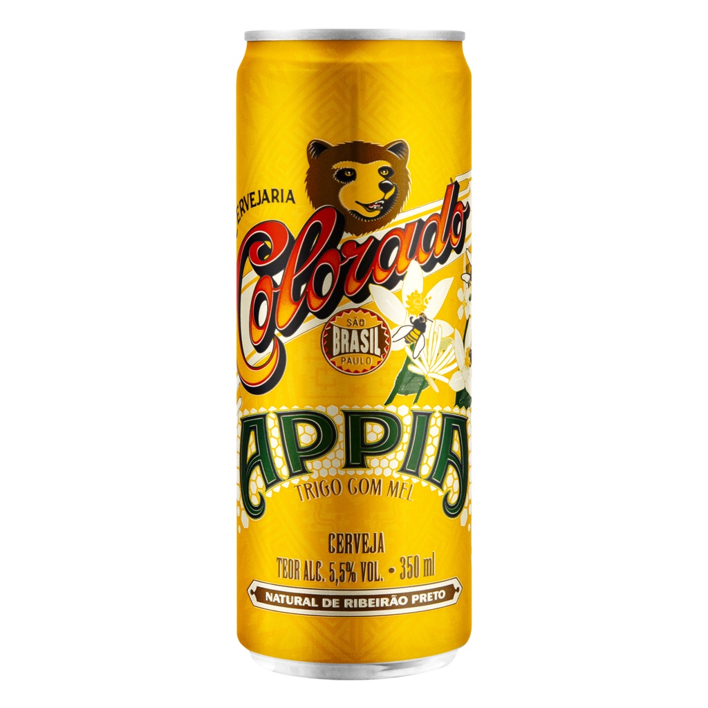 Cerveja Appia Colorado Lata 350ml | Shopee Brasil