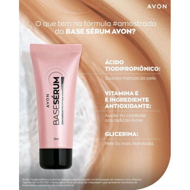 Base Liquida Serum Avon FPS 30 30ml | Shopee Brasil