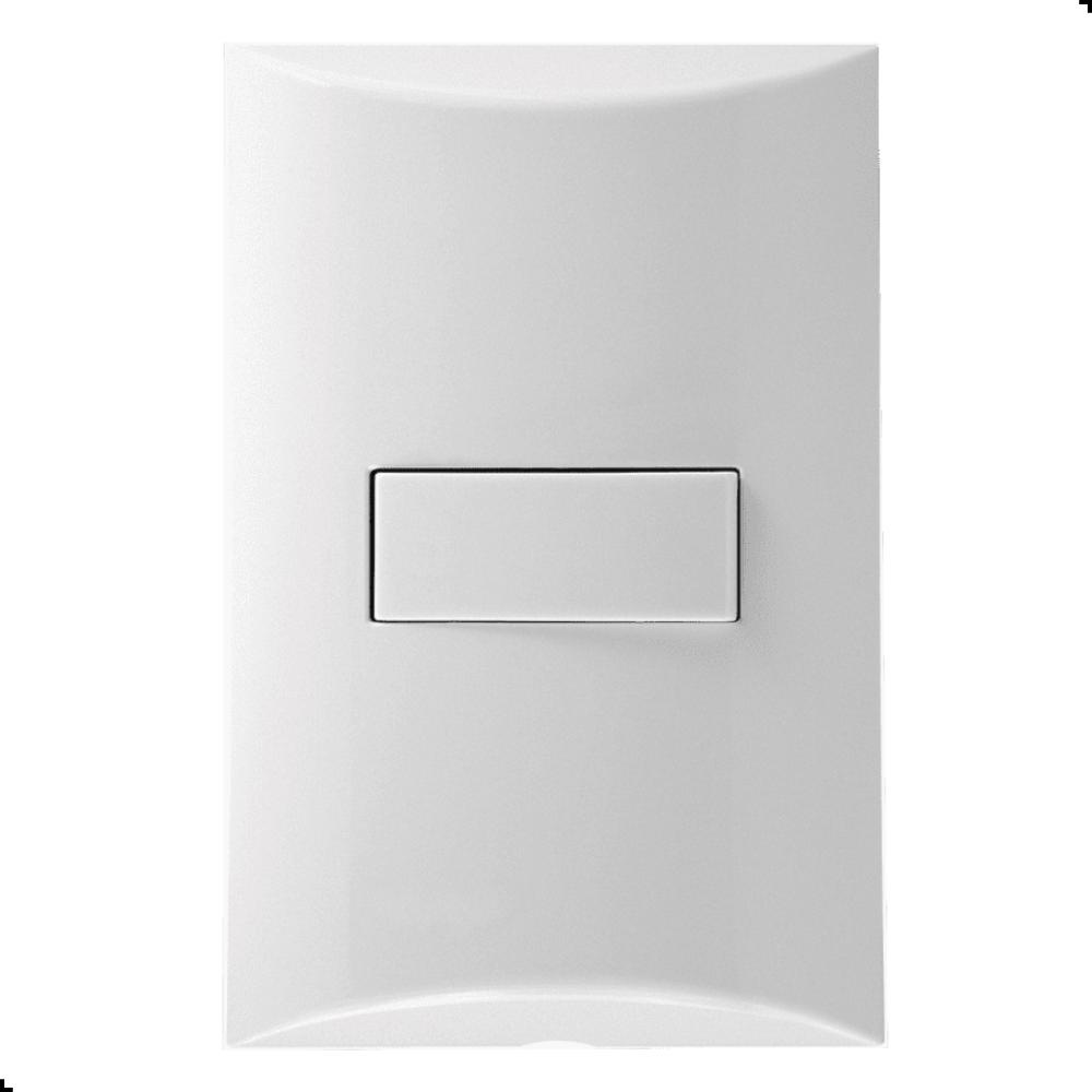 Conjunto Interruptor simples 10A/250v 4x2 Branco Brava Iriel | Shopee ...