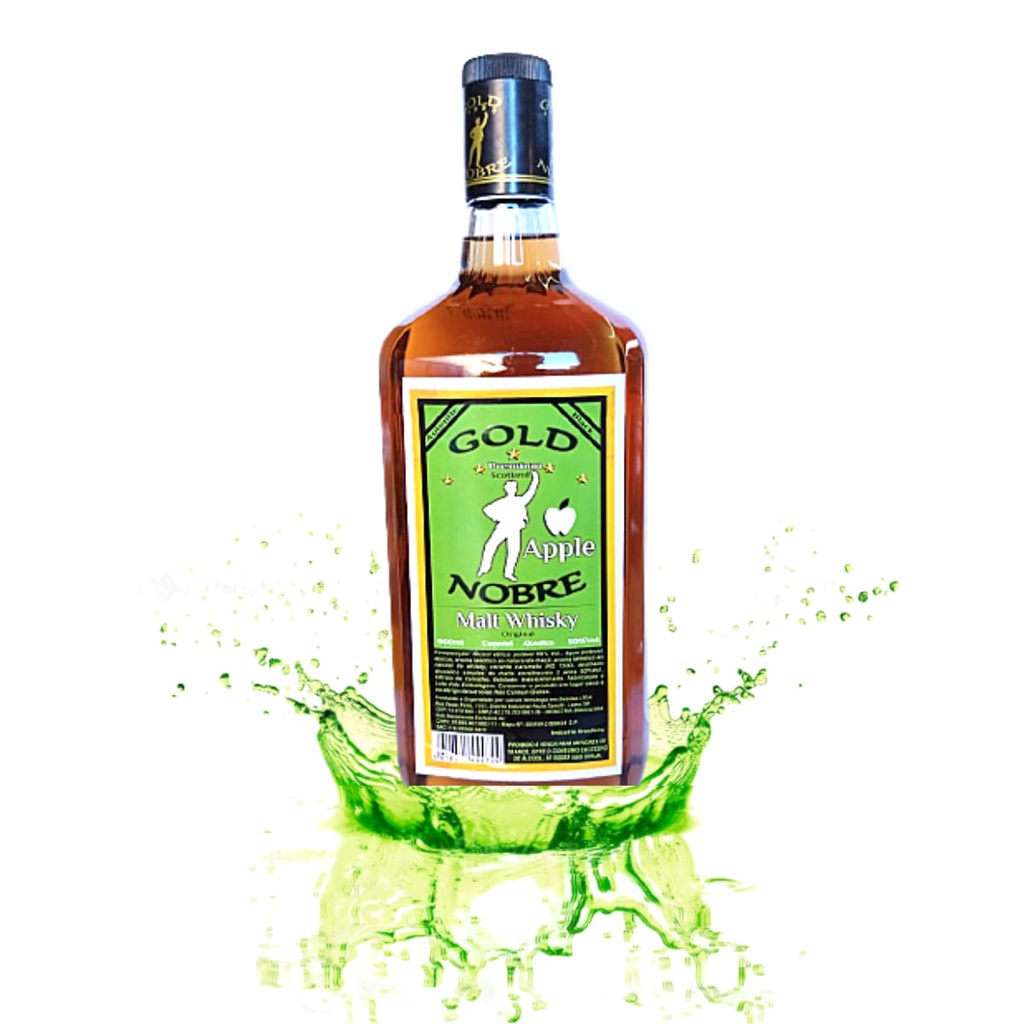 Bebida Alcoólica 6 Whisky Gold Nobre Maçã Verde Original | Shopee Brasil