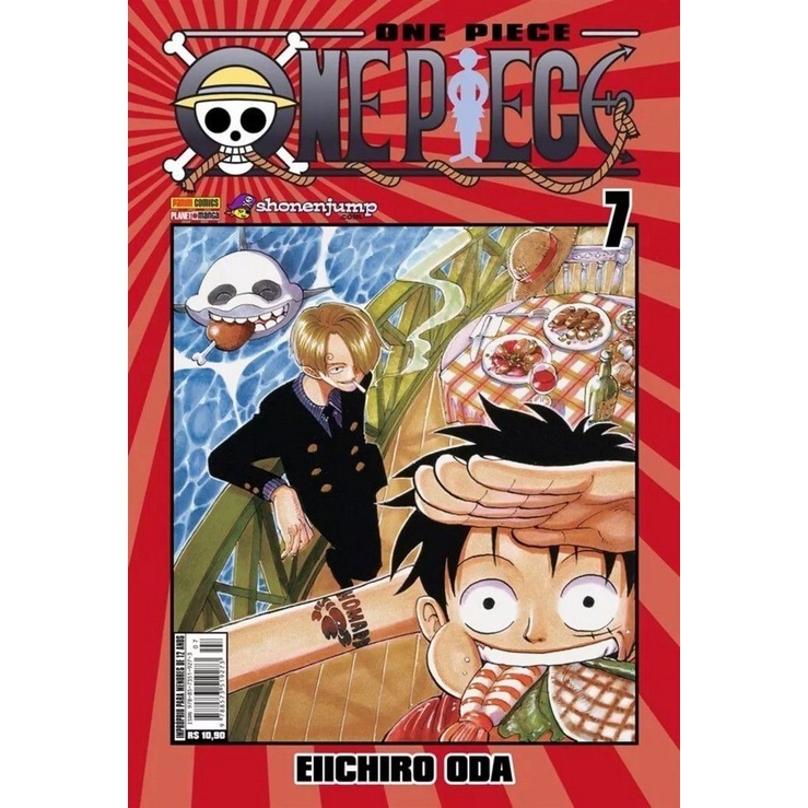 Mangá One Piece Volume 7 Panini Lacrado | Shopee Brasil