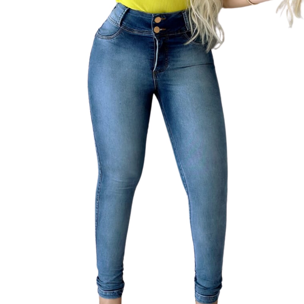 Calça Jeans Feminina Lisa: Estilo Atemporal | Shopee Brasil