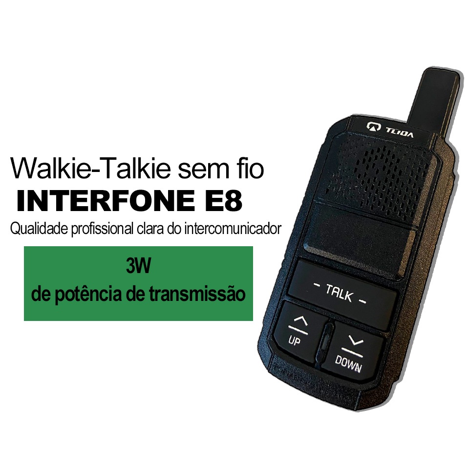 Intercomunicador Bidirecional A Prova D'agua E8 3w Radio 400 | Shopee ...