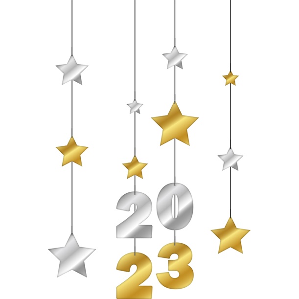 Cortina de Papel Ano Novo - 2023 - Regina | Shopee Brasil