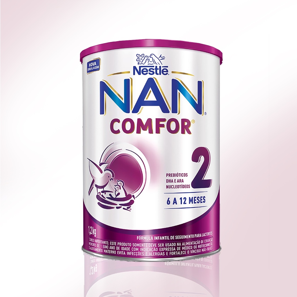 Nan Comfor 2 Fórmula Infantil 6-12 Meses 800g | Shopee Brasil