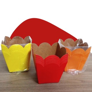 Cachepot Papel Cartonado Para Centro De Mesa 9x9cm - Lembrancinha ...