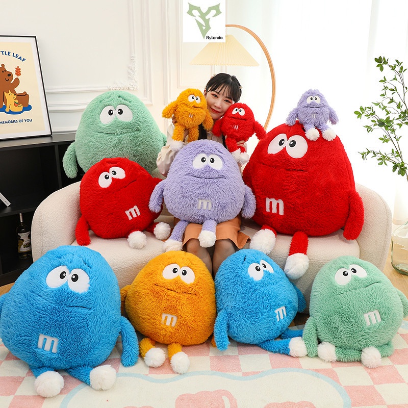 M & ms Plush Kawaii Brinquedos De Pelúcia Decoração De Quarto Fofinhos ...