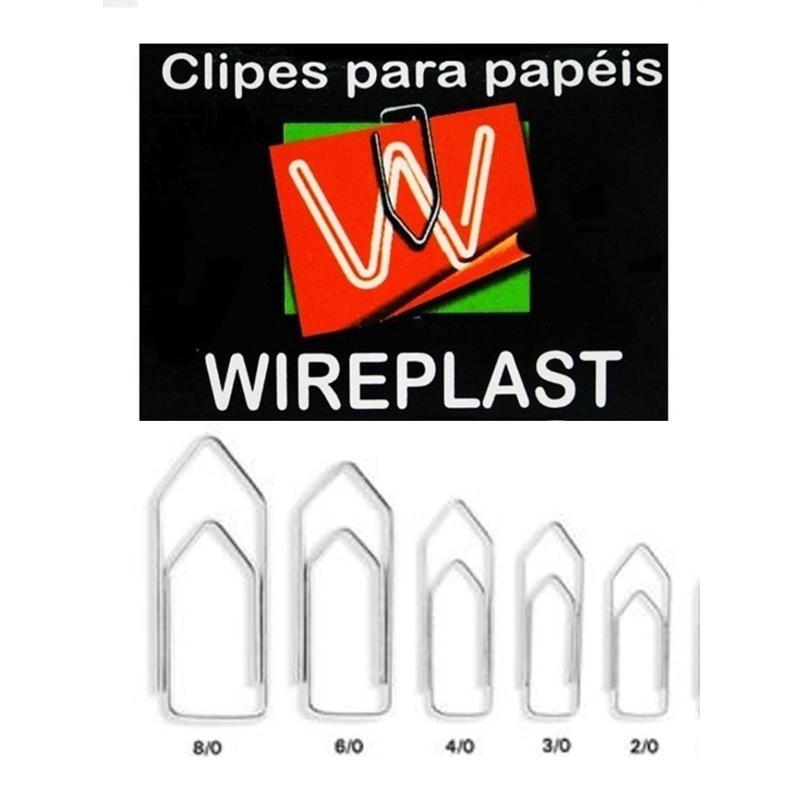 Clips Para Papel 500g Wireplast | Shopee Brasil