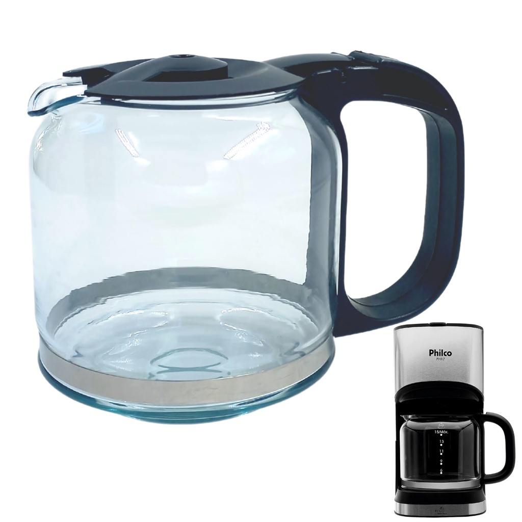 Copo Jarra de Cafeteira Philco PH17 Inox Alta Plus Forte | Shopee Brasil