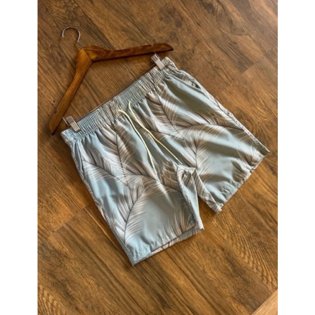 Short Praia Com Elastano Exclusividade | Shopee Brasil