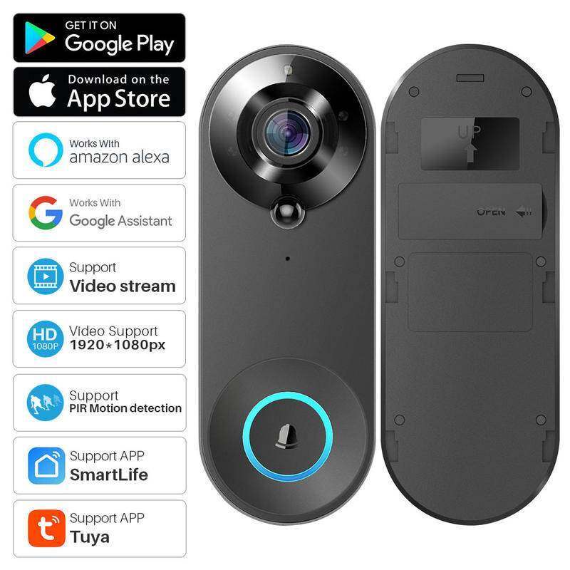 W3 Câmera De Campainha De Vídeo Inteligente 1080P WiFi Interfone Da ...