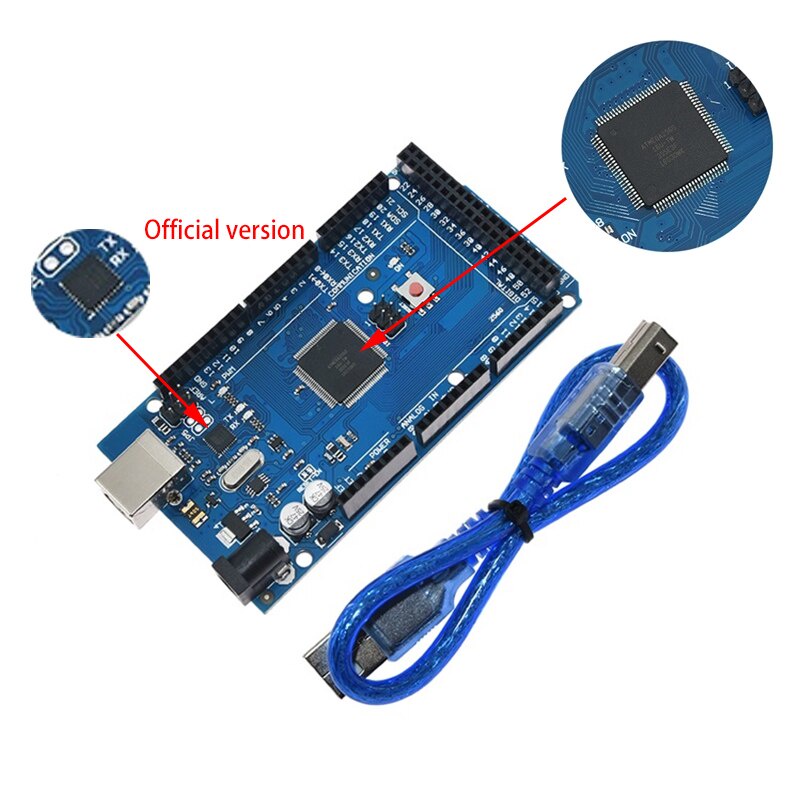 Mega2560 ATMEGA16U2/Pro Mini Mega 2560 + WiFi R3 ATmega2560 Chip CH340G Para O Conselho De ...