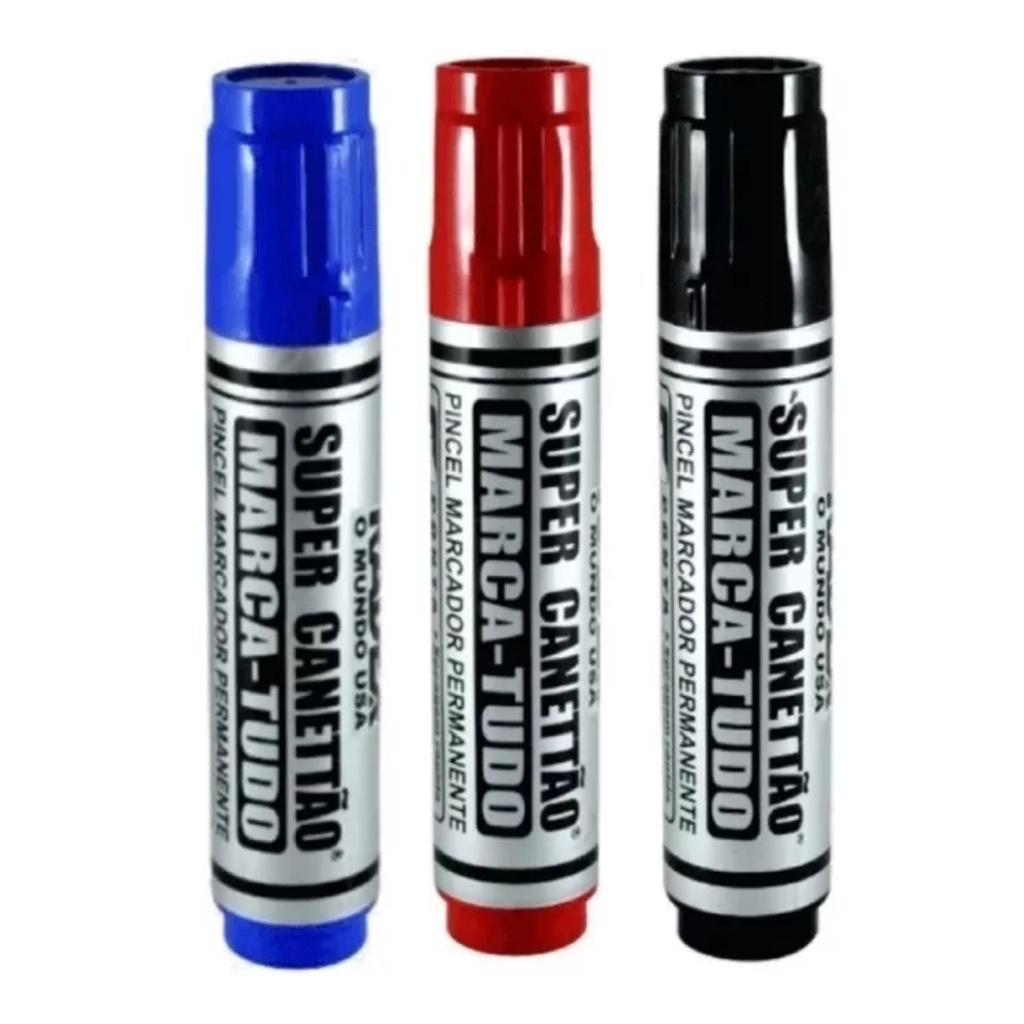 Caneta Para Cartaz Super Canetão Pincel Ponta Grossa - Radex | Shopee ...