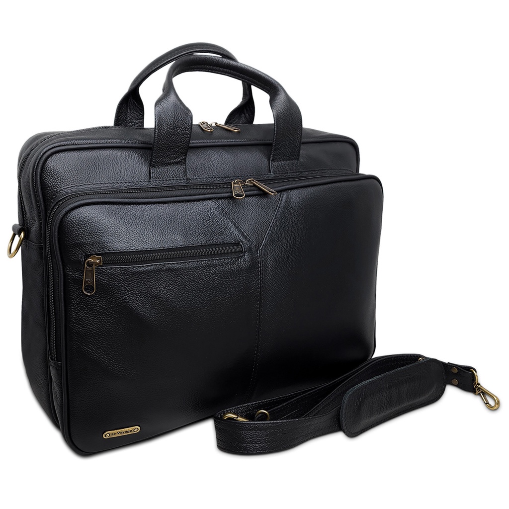 Pasta Executiva Grande De Couro Para Notebook 17,3 Polegadas | Shopee Brasil