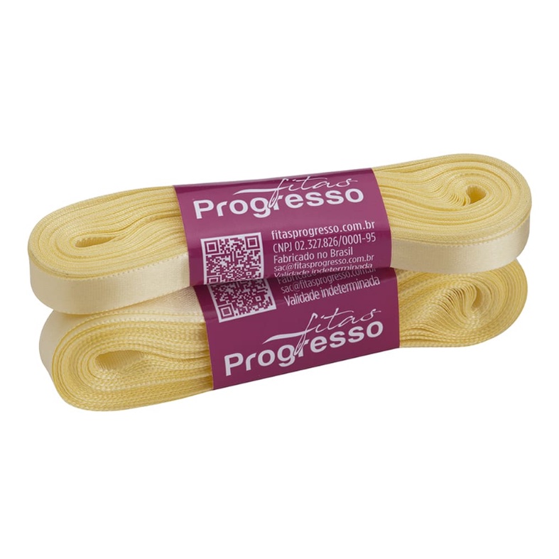 Fita de Cetim Amarelo Bebê Cor 1389 - 01 unidade - Progresso - Kafe ...