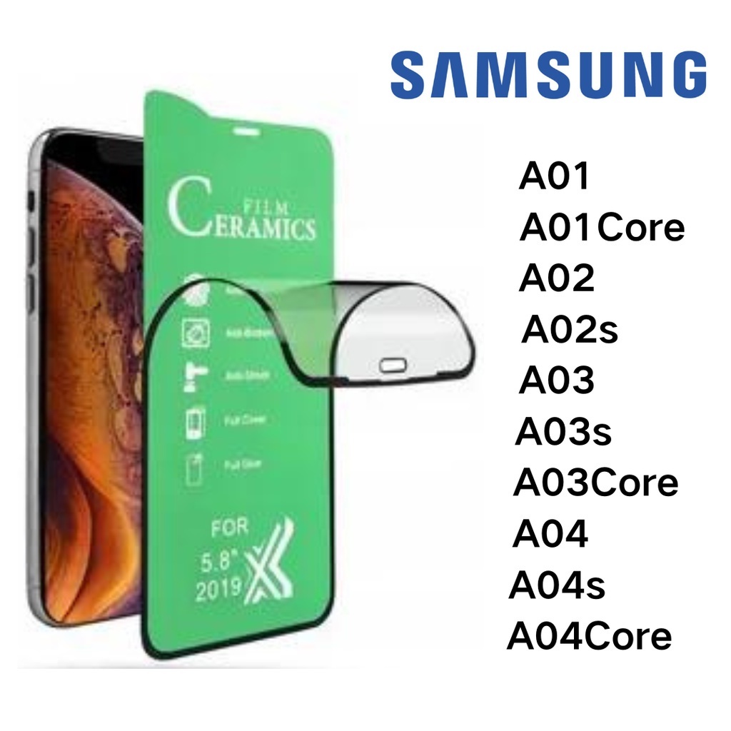 Película 3D 9D Gel Hidrogel Cerâmica Para Samsung Galaxy A01/A01Core/A02/A02s/A03/A03s/A04 ...