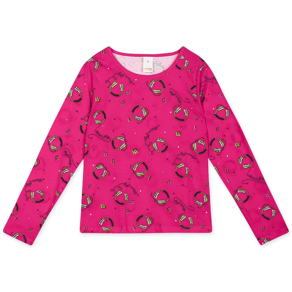 Blusa Infantil Menina Manga Longa Marisol Play | Shopee Brasil