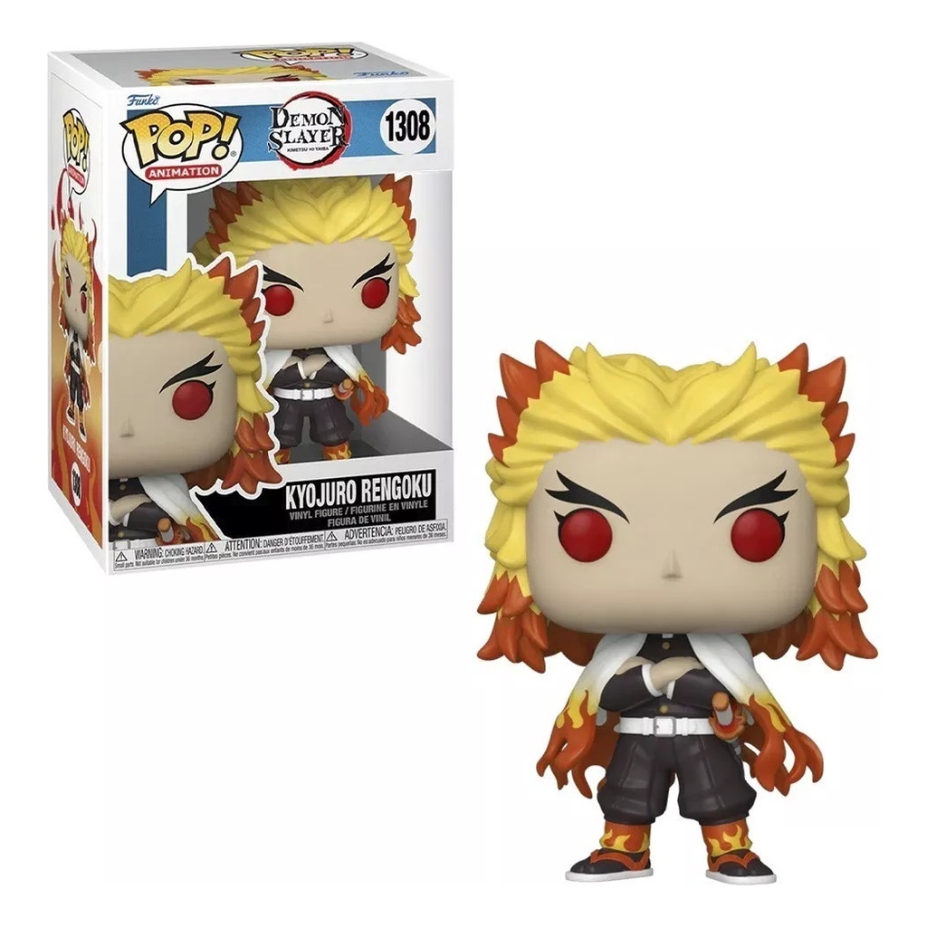 Funko Pop Demon Slayer Kyojuro Rengoku 1308 Hashira Da Chama | Shopee ...