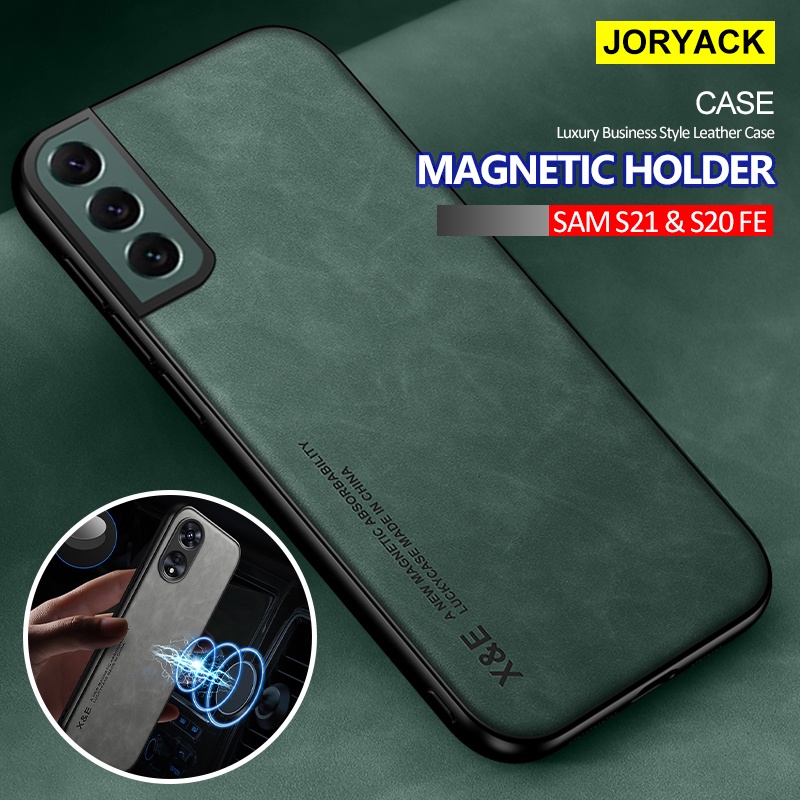 Capa De Luxo Joryack Para Samsung Galaxy S20 FE S21 FE S21 Ultra S20 Plus S21 S20 Couro Carro ...
