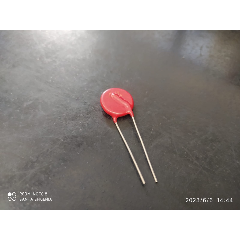 1x Varistor V250la20a = 250l20 = S14k250v 14mm 250v Ge | Shopee Brasil