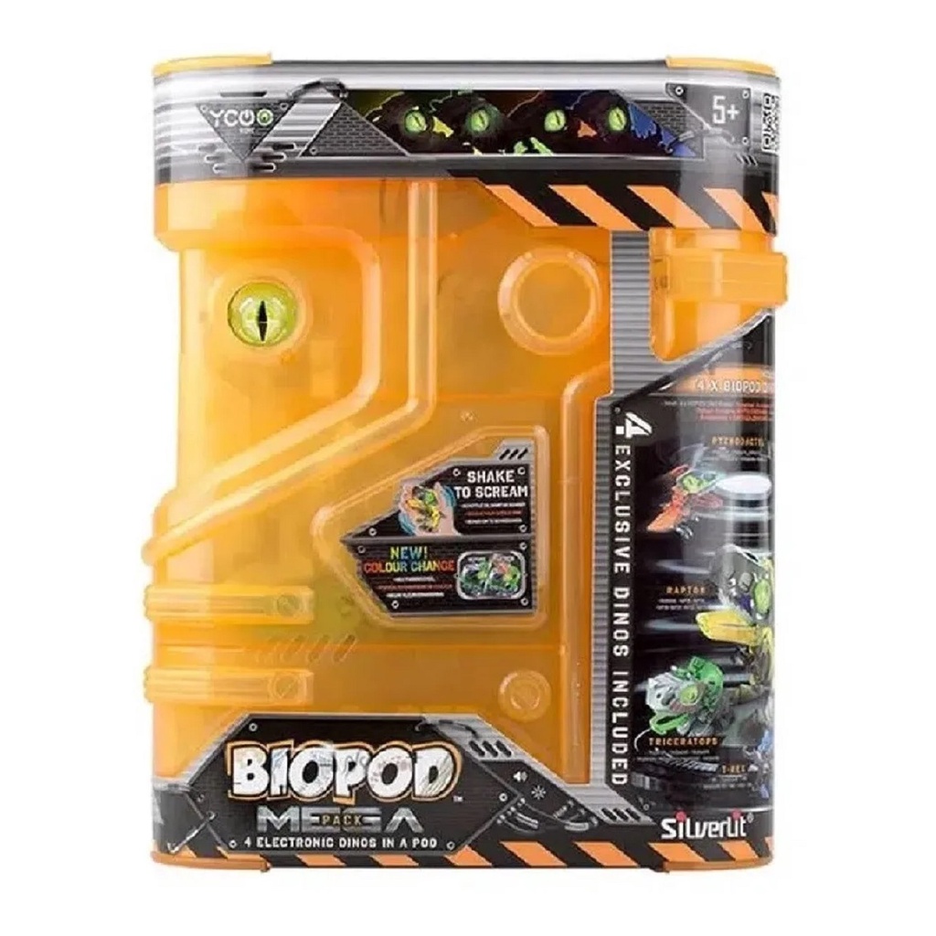 Biopod Mega Pack Edição Batalha Com 4 Dinos F0093 - Fun | Shopee Brasil
