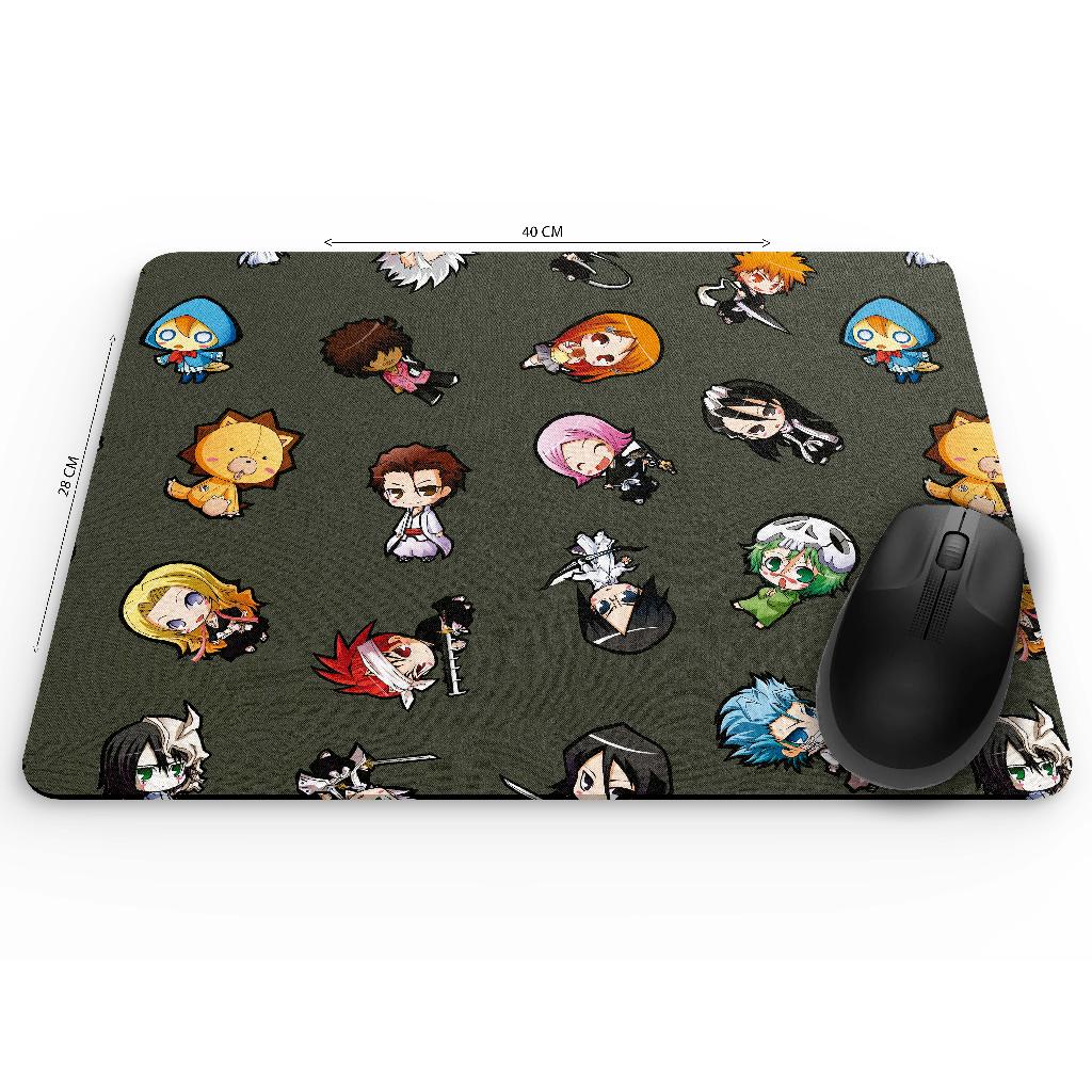Mouse Pad Gamer Medio 40x28 Bleach Chibi Full Ichigo Rukia | Shopee Brasil