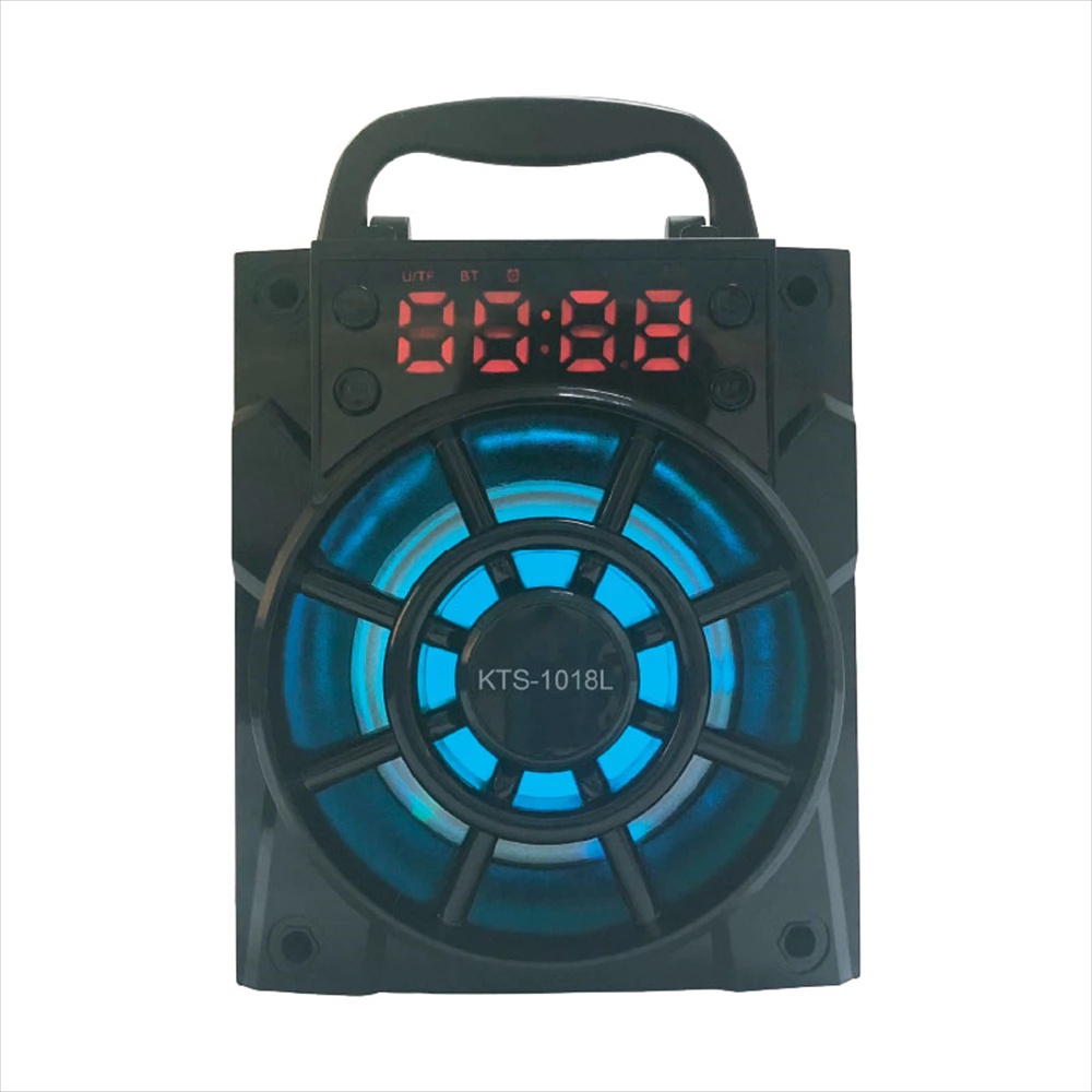 Caixa de Som Kts-1018 Portátil Bluetooth Usb Potente Rádio Suporte para ...
