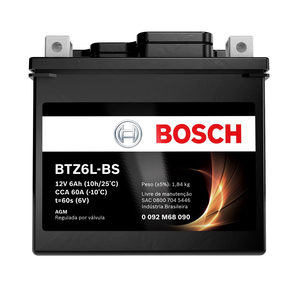 Bateria Honda Pcx 6ah Bosch Btz6l-bs (ytz6v) | Shopee Brasil
