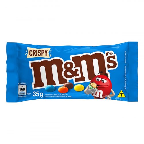 Chocolate MeMS Crispy 35 g | Shopee Brasil