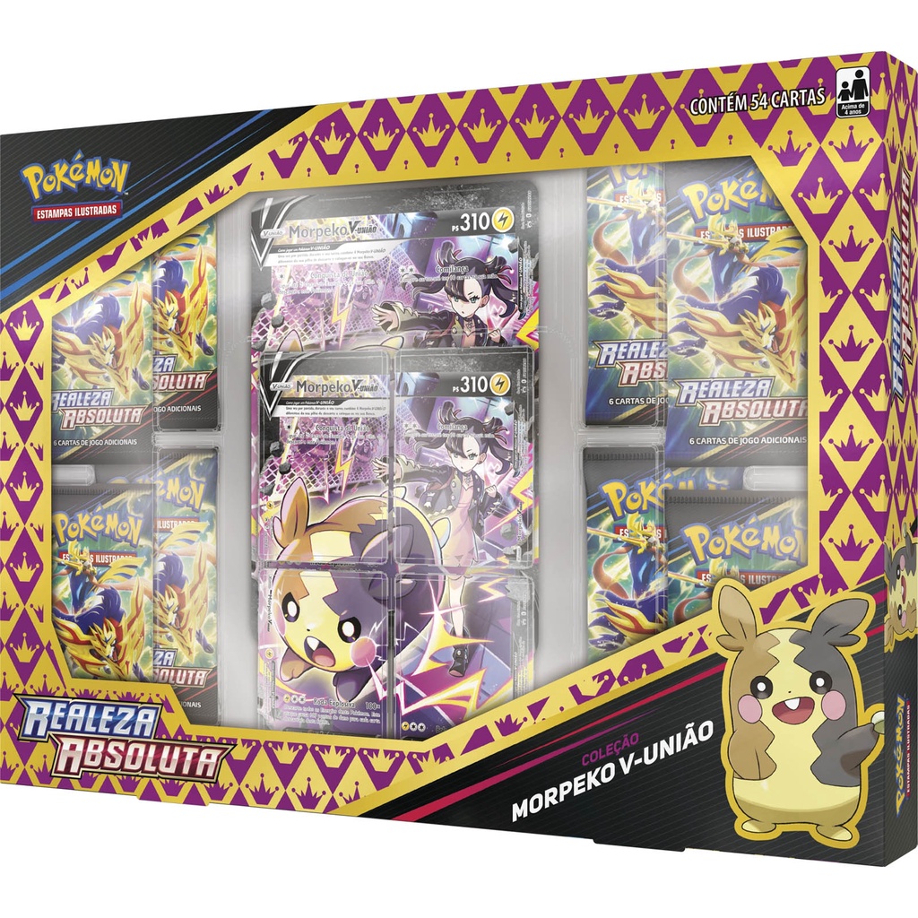 Box Pokemon - Morpeko V-União - Pokémon TCG | Shopee Brasil