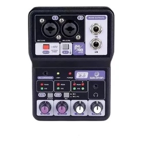 Mesa de Som Waldman Podcast 2.0 2 Canais C/ Interface de áudio | Shopee ...
