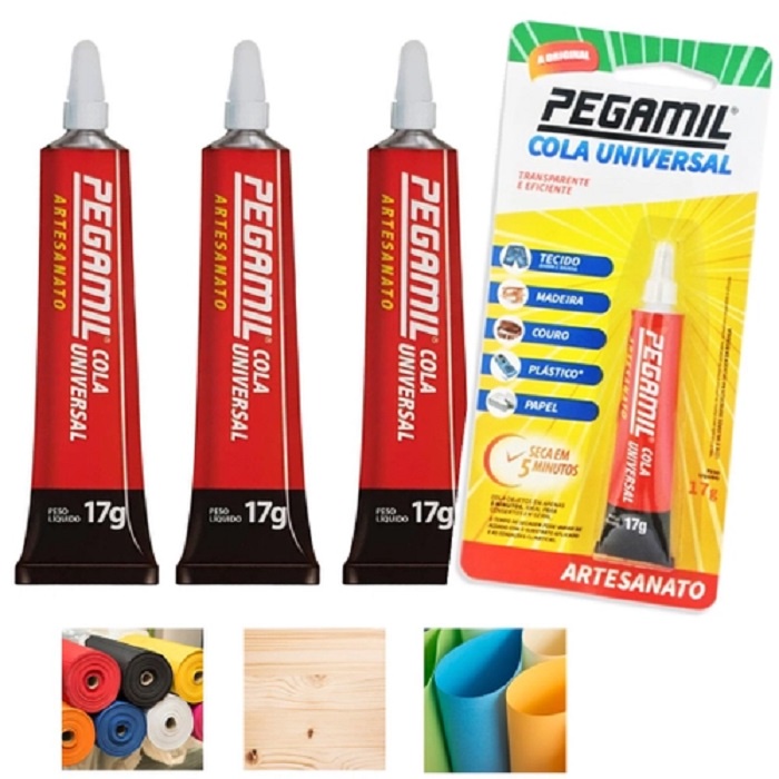 Cola Universal Para Artesanato Pegamil 17g | Shopee Brasil
