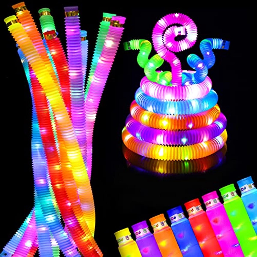 10 Pacotes De Leds Iluminam Tubos Pop-Ups Sensoriais De Brinquedos ...