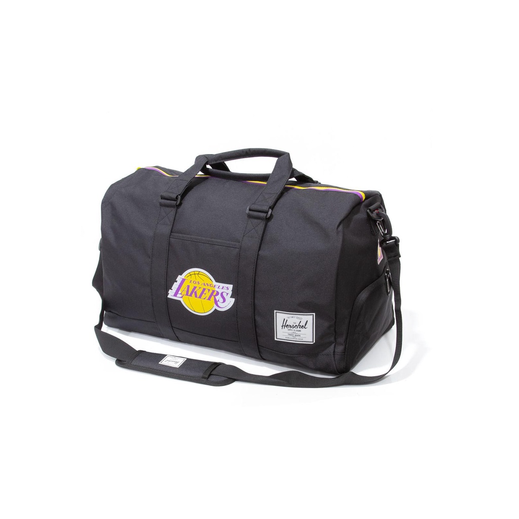 Bolsa NBA Collab Herschel Los Angeles Lakers Preta | Shopee Brasil