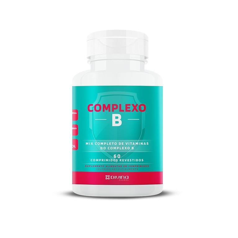 Complexo B Divina Pharma 60 Comprimidos | Shopee Brasil