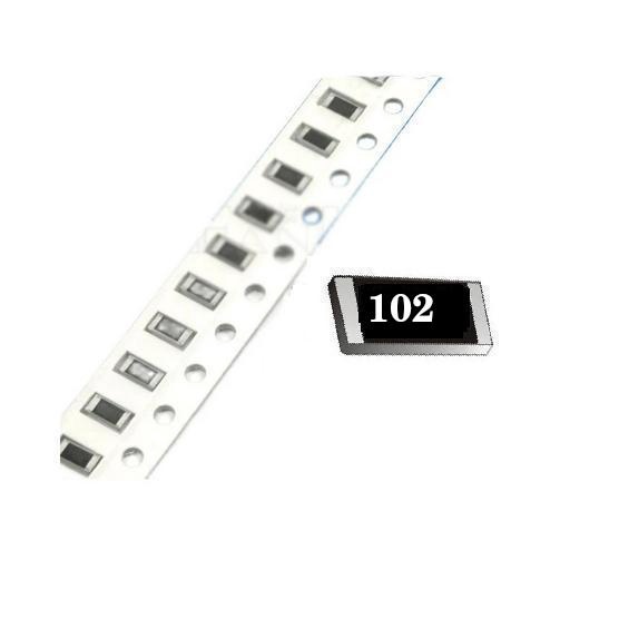 20 unidades 1K 102 Resistor Smd 0603 5% 1 K ohms (1,6x0,8mm) | Shopee Brasil
