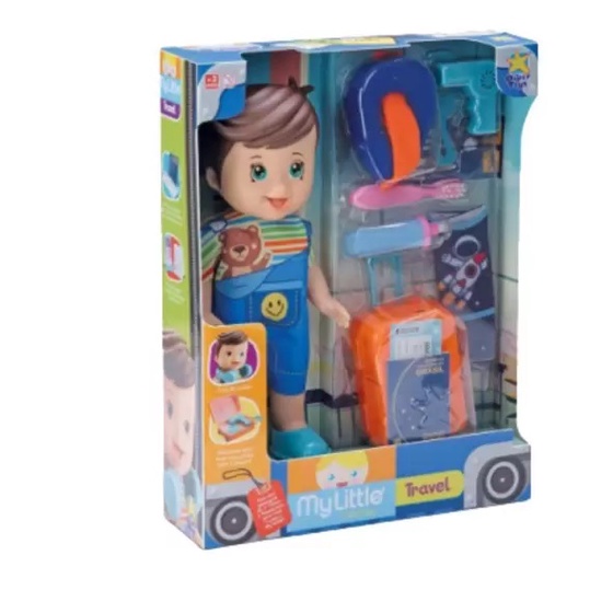 Boneco My Little Collection Vamos Viajar Menino Descolado - Divertoys ...