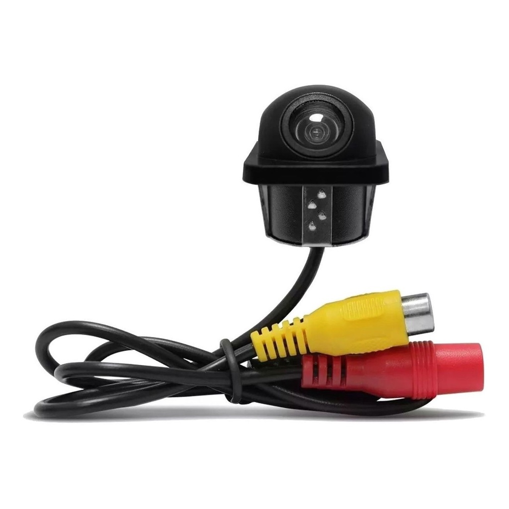 Mini Câmera De Ré Automotiva Tartaruga Colorida Universal Preta A Prova ...