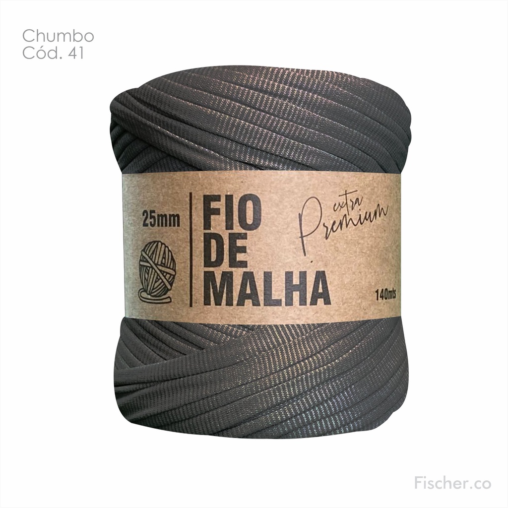 Fio de Malha Extra Premium Fischer - 41 Chumbo | Shopee Brasil