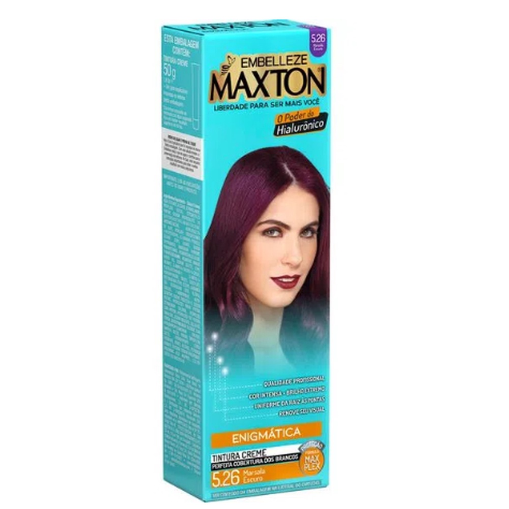 MAXTON MARSALA ESCURO 5.26 INDIVIDUAL 50G | Shopee Brasil