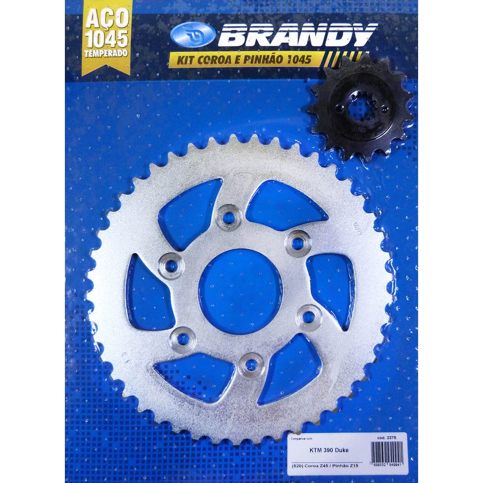 Kit Relação para Moto KTM 390 Duke Sem Corrente - Brandy | Shopee Brasil