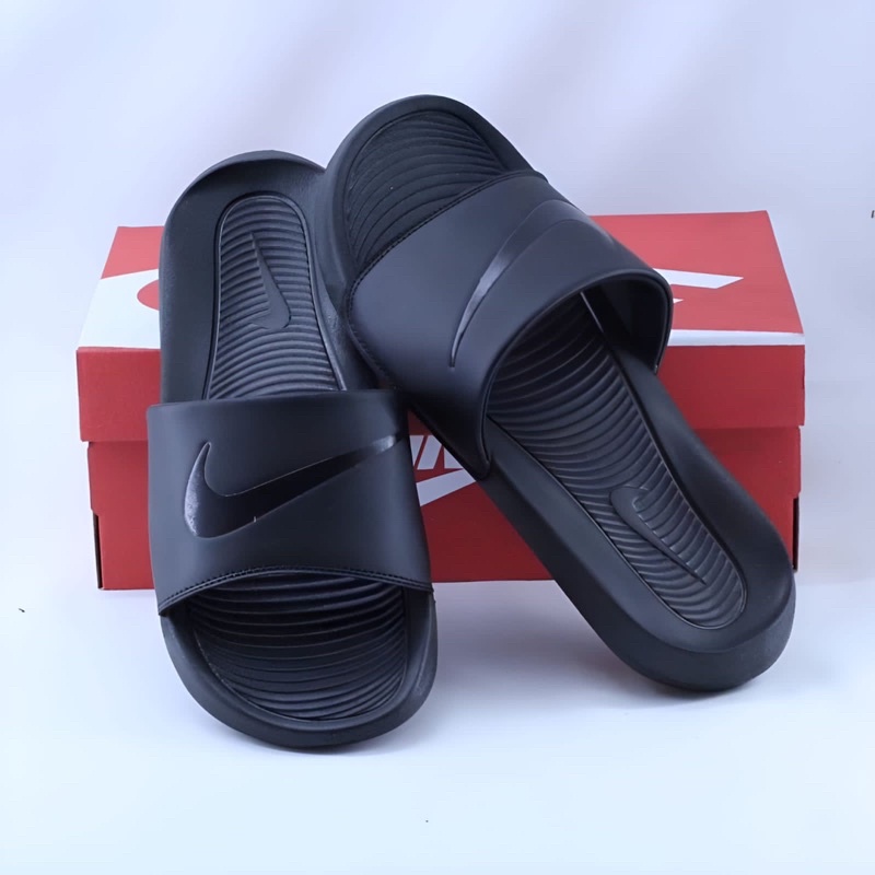Nike slide Victory One 3D preto branco | Shopee Brasil