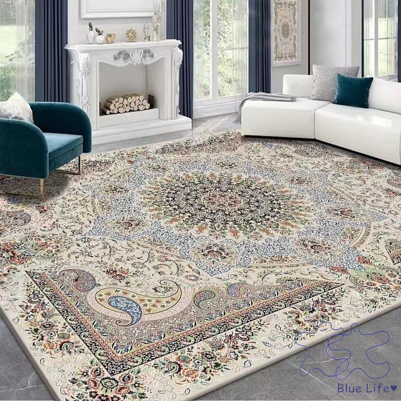 Alcatifa Vintage Light Luxo Persa Étnica Sala De Estar Quarto Ins Style ...